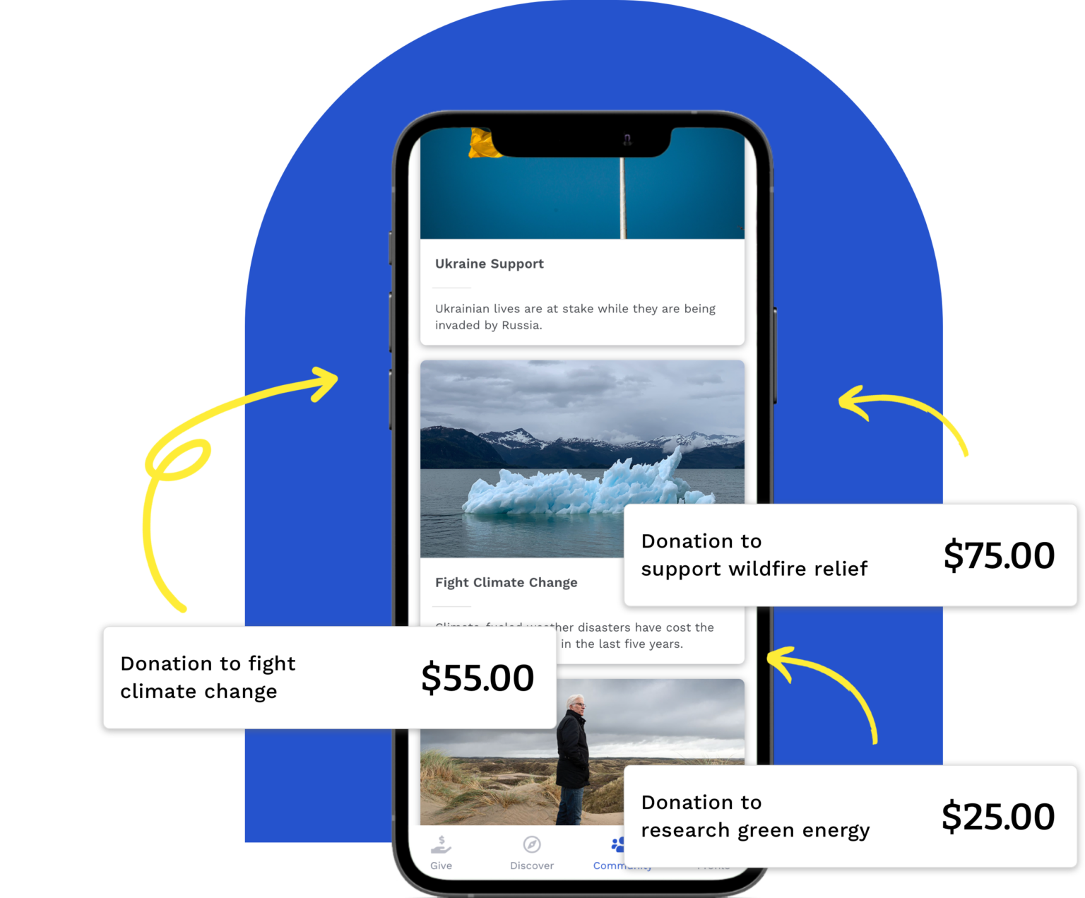 Donation App - RoundUp and donate to charities and nonprofits